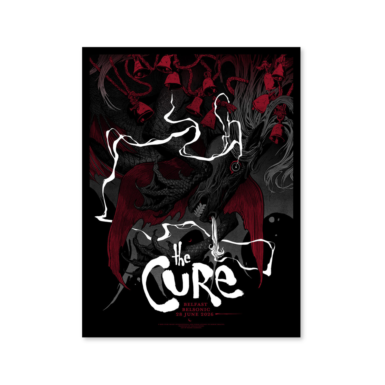 Belfast 2026 Limited Edition Event Poster – The Cure UK Store