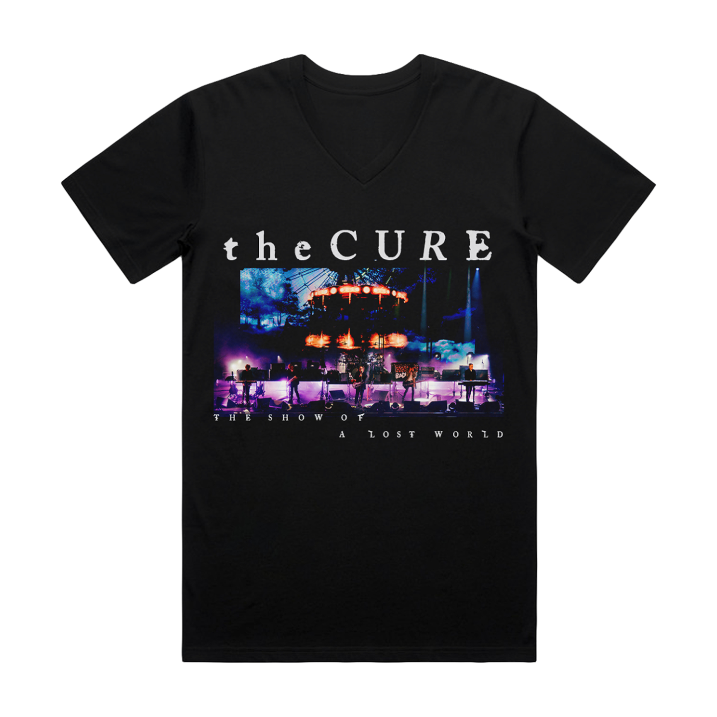 The Show Of A Lost World V-Neck Tee – The Cure UK Store
